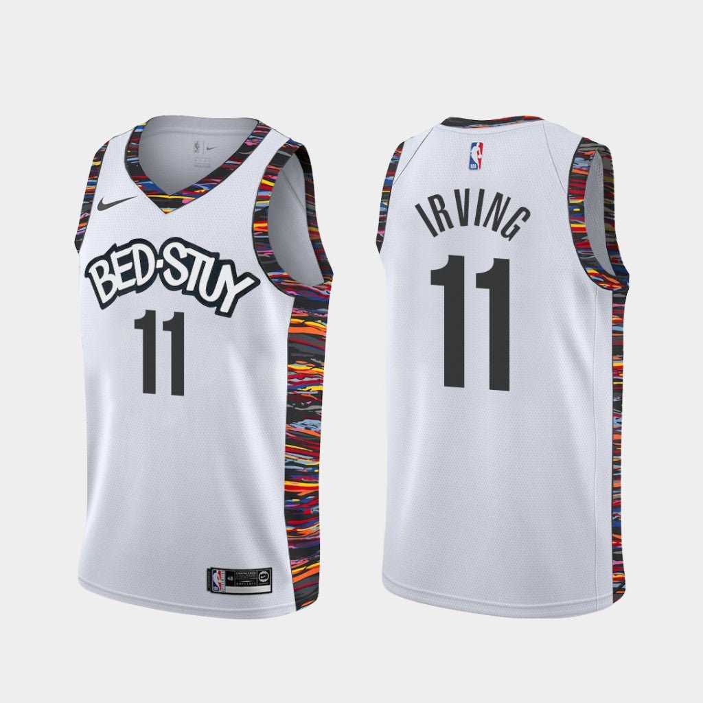 Kyrie Irving Bed Stuy White Jersey - Get your hands on the exclusive ...